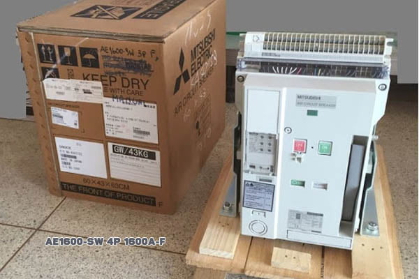 Máy Cắt Mitsubishi ACB AE1600-SW 4P 1600A-F 65kA (Loại Cố Định)