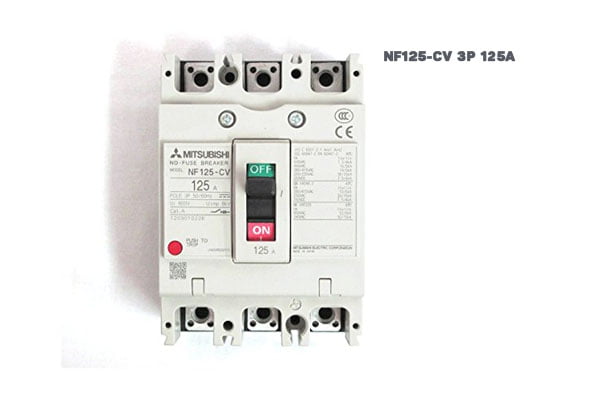 [Bảng Giá] Aptomat MCCB 3 Pha Mitsubishi | NF125-CV 3P 125A 10kA