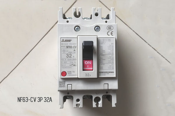 [Cập Nhật Giá] MCCB 3 Pha Mitsubishi NF63-CV 3P 32A 5kA